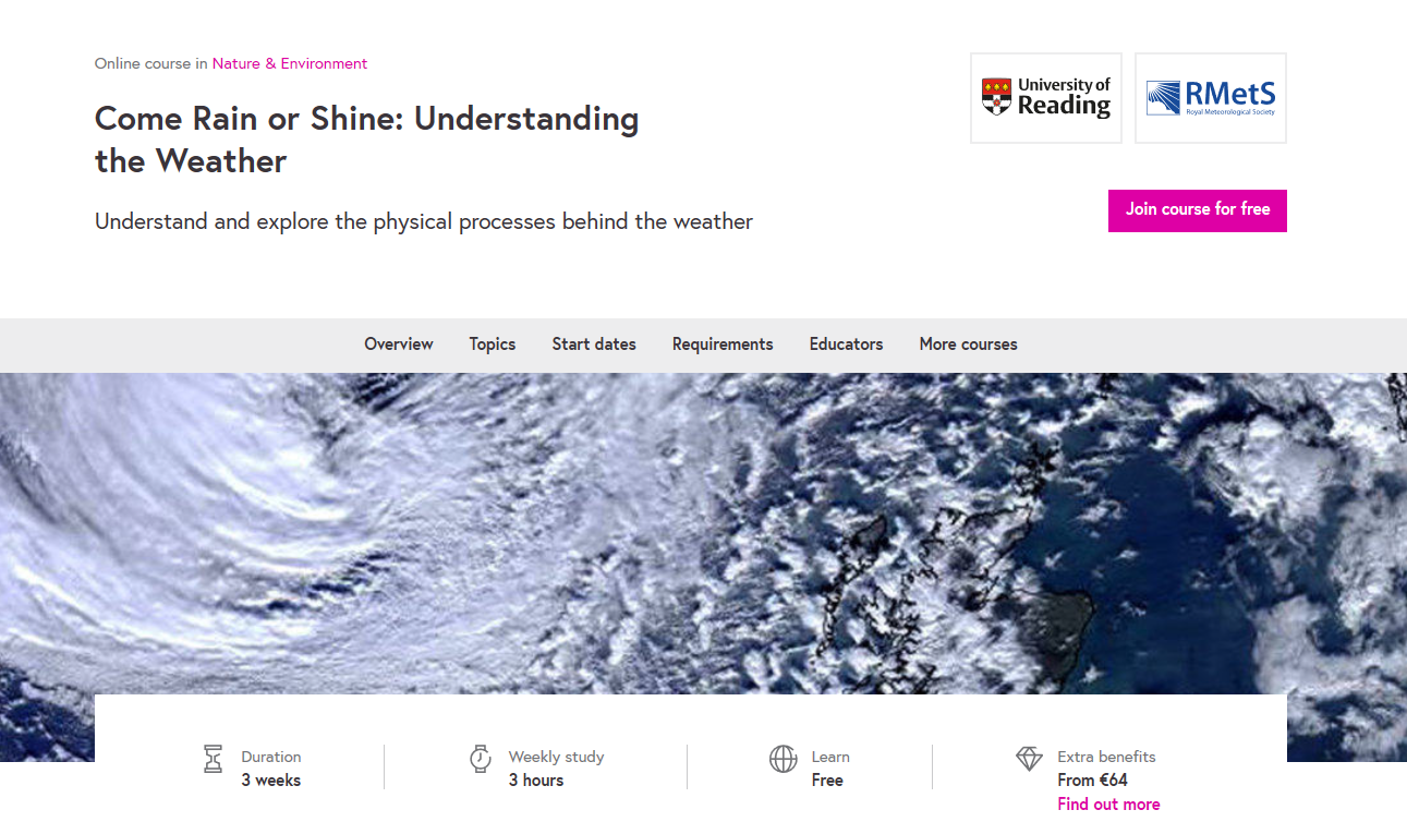 Weather Related Courses, Books and Blogs - Met Éireann - The Irish ...