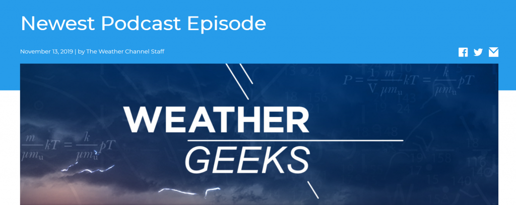 Weather Podcasts - Met Éireann - The Irish Meteorological Service