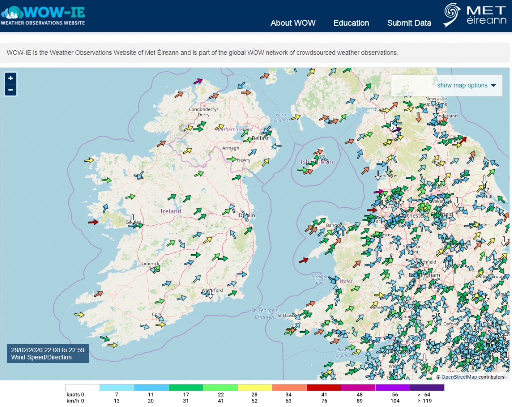 Visit WOW-IE : Met Éireann's Weather Observations Website - Met Éireann ...