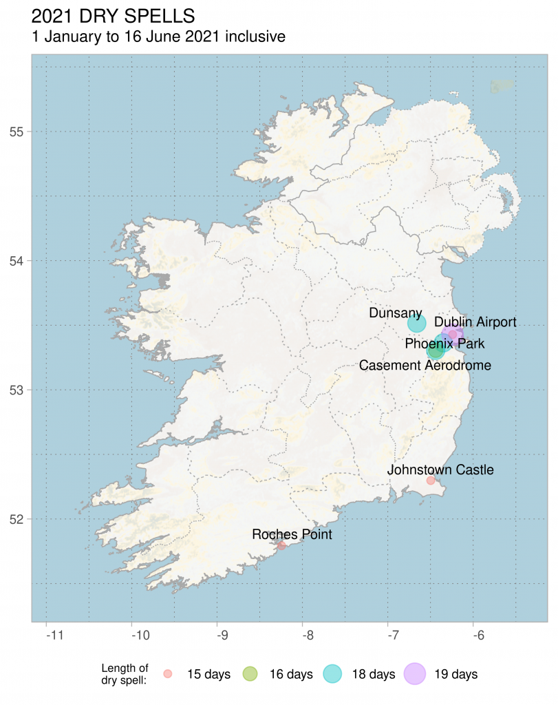 A Dry June 2021 So Far - Met Éireann - The Irish Meteorological Service