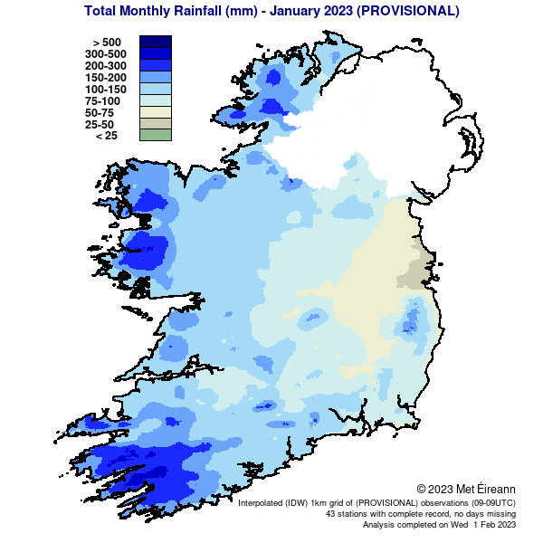Climate Statement for January 2023 - Met Éireann - The Irish ...