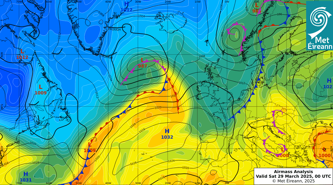 Surface Analysis Chart - Met Éireann - The Irish Meteorological Service