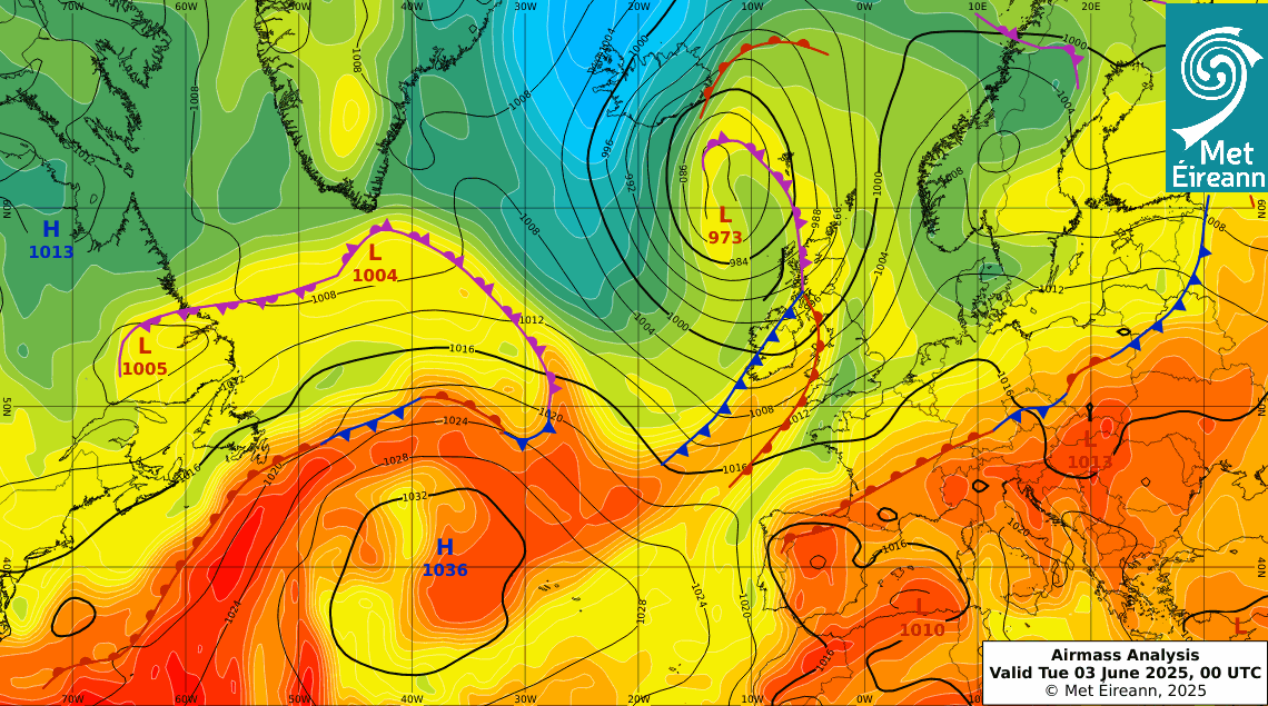 Surface Analysis Chart - Met Éireann - The Irish Meteorological Service
