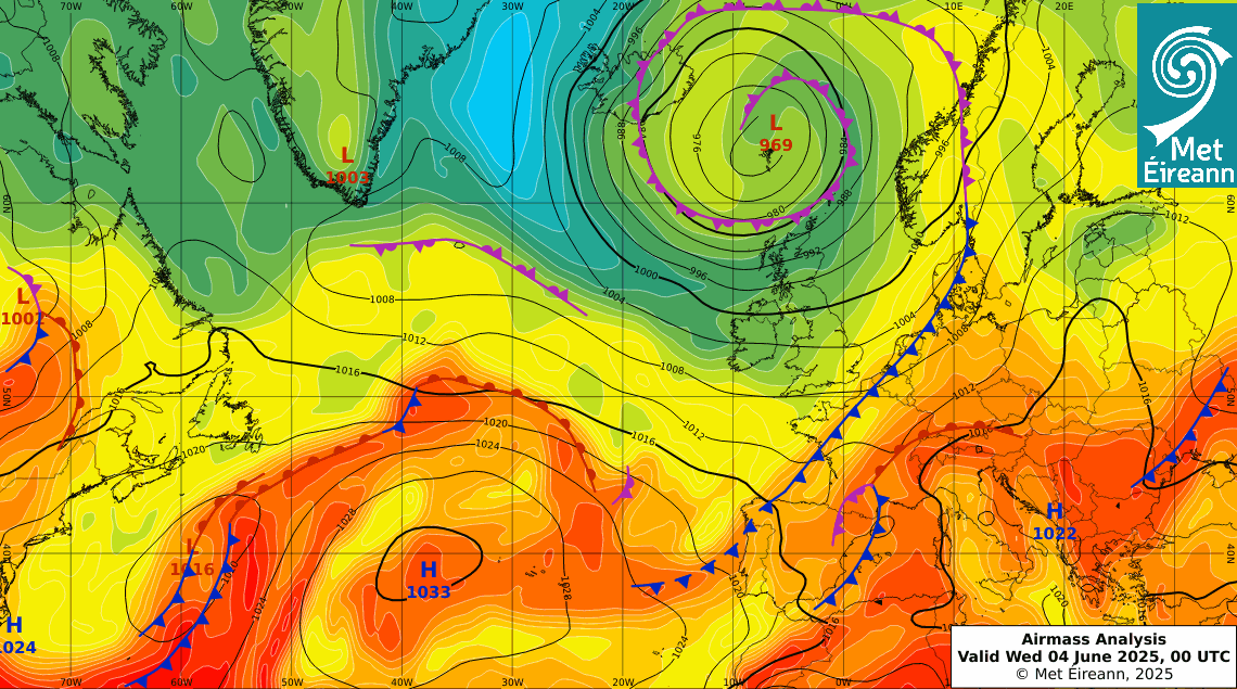 Surface Analysis Chart - Met Éireann - The Irish Meteorological Service