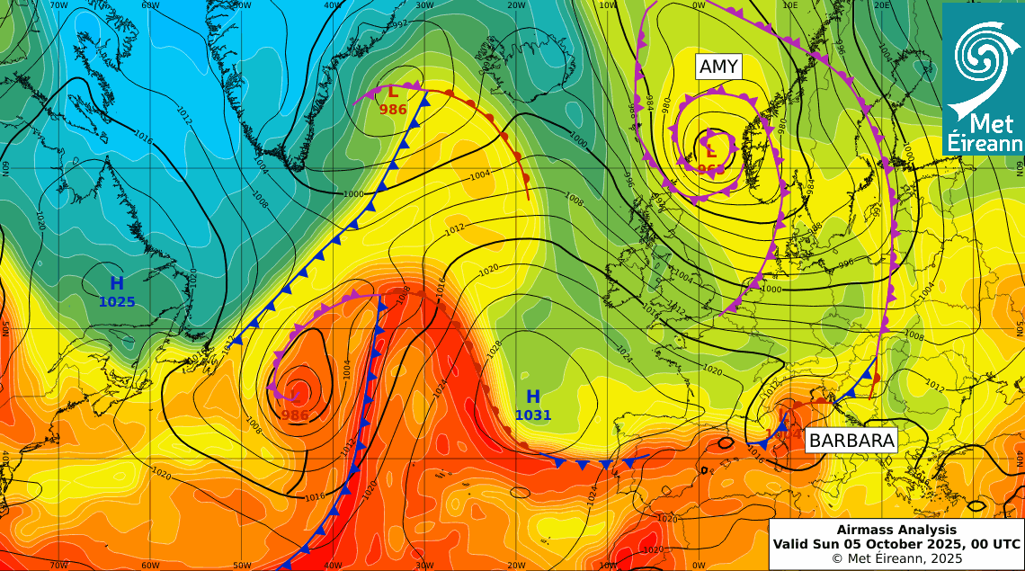 Surface Analysis Chart - Met Éireann - The Irish Meteorological Service