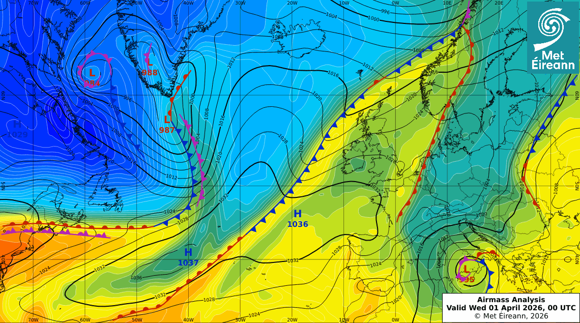 Surface Analysis Chart - Met Éireann - The Irish Meteorological Service
