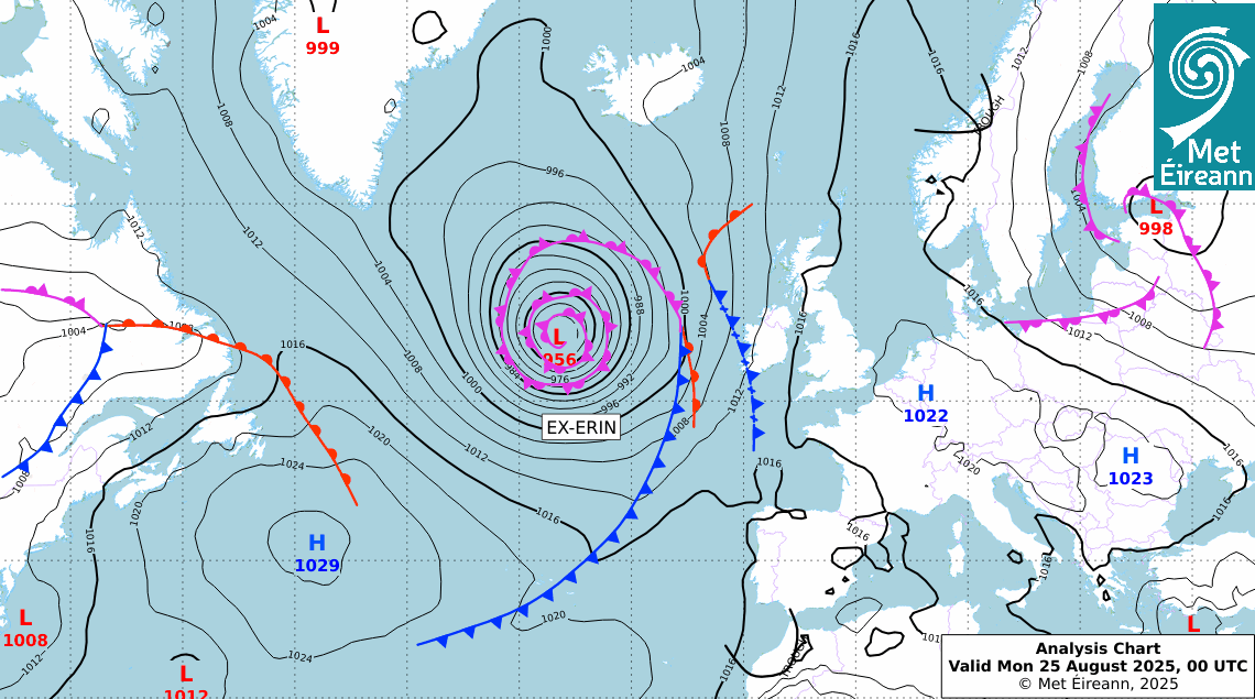 Surface Analysis Chart - Met Éireann - The Irish Meteorological Service